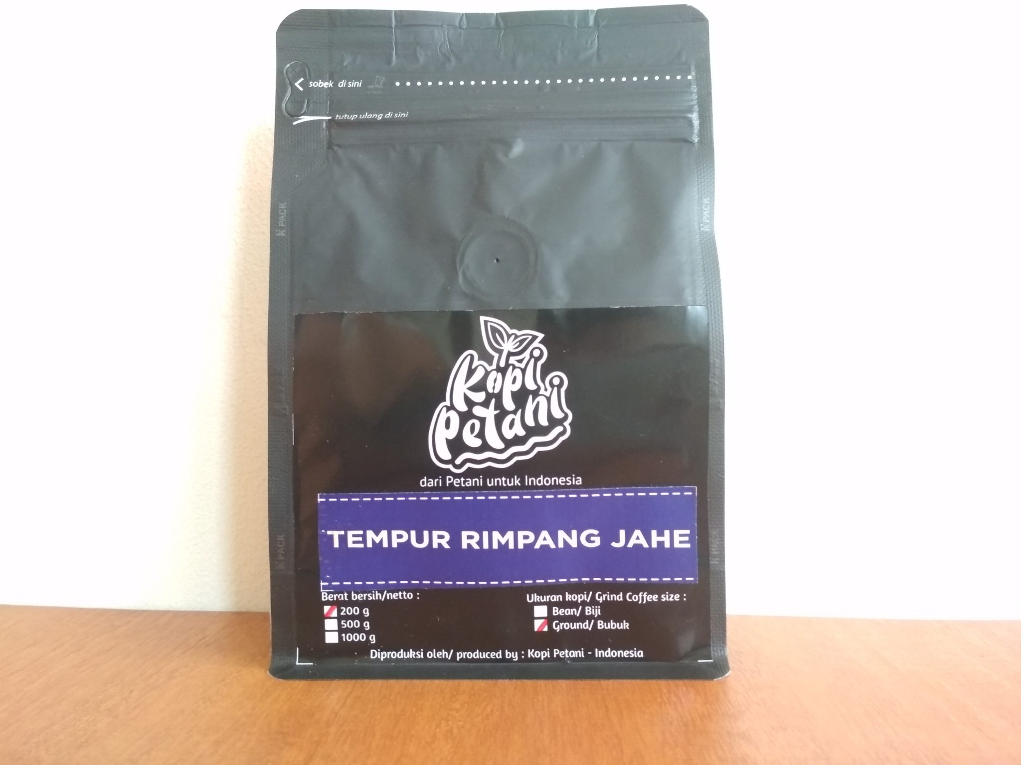 Jual Kopi Tempur Rimpang Jahe - Kopi Petani Semarang